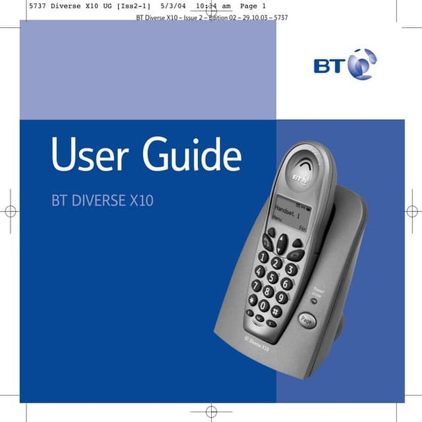 Bt diverse repeater User Guide from Telephones Online www ...