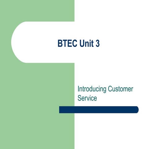 Btec Unit 3 | PPT