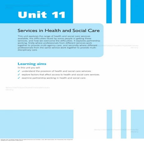 Unit 11 book | PDF