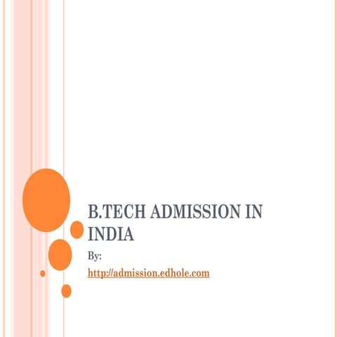 Btech admission in india | PPT