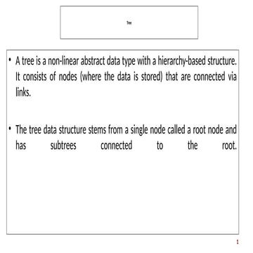 introduction to tree data structures non linear | PPTX