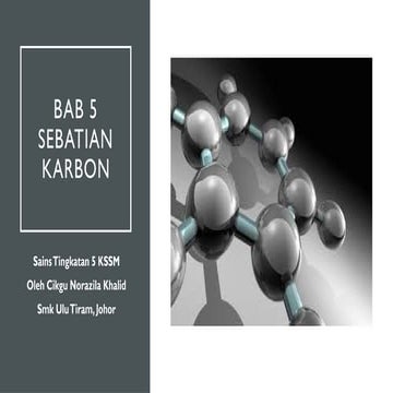 SAINS TINGKATAN 5: SEBATIAN KARBON. SILIBUS KSSM | PPTX