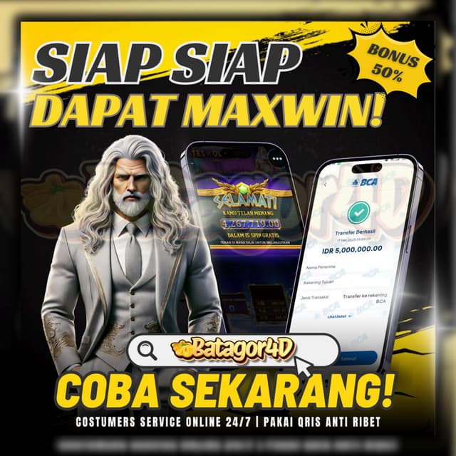 Siap-Siap Maxwin! Klaim Bonus 50% Hanya di Batagor4D | PDF