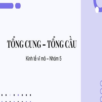 bài tập KTVM Tổng cung - Tổng cầu .pptx