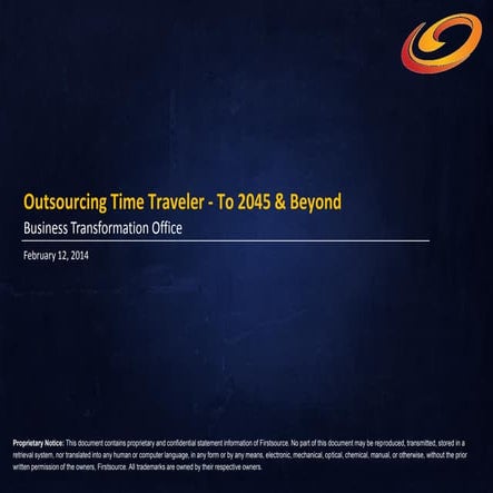 Outsourcing time traveler,to 2045 & beyond | PDF
