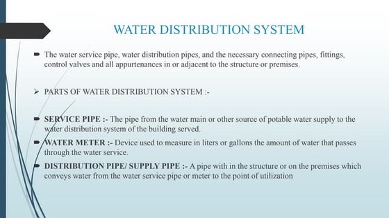 Drainage System For a Building | PPTX
