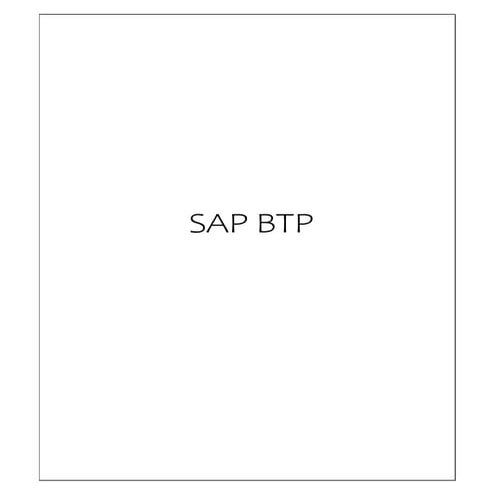 SAP BTP Introduction, how configure SAP BTP | PDF