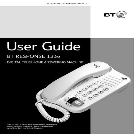 Bt response 123e | PDF | Home Appliances | Home & Garden