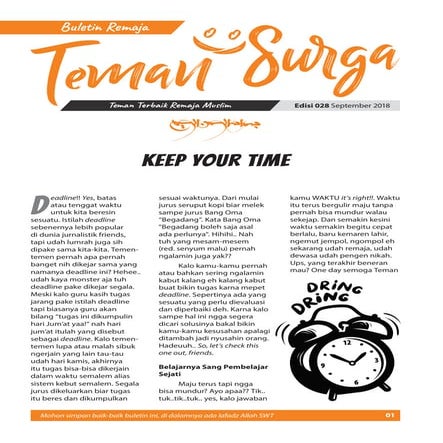 Buletin Teman Surga 028. Keep Your Time! | PDF