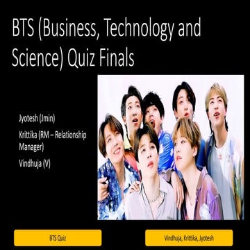 Bts (business, technology and science) finals (1) | PPTX