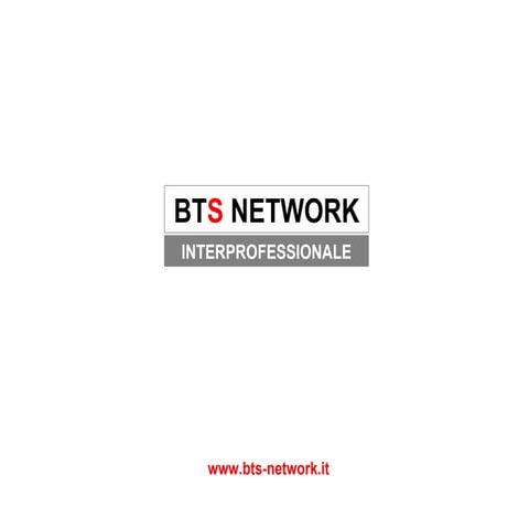 Bts-network: Gruppo di Studio Interprofessionale | PPT