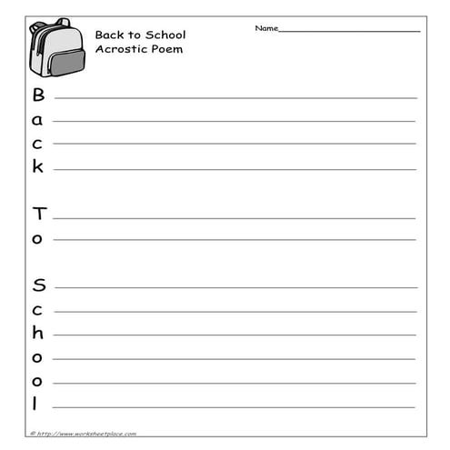 Back to School Activities | PDF