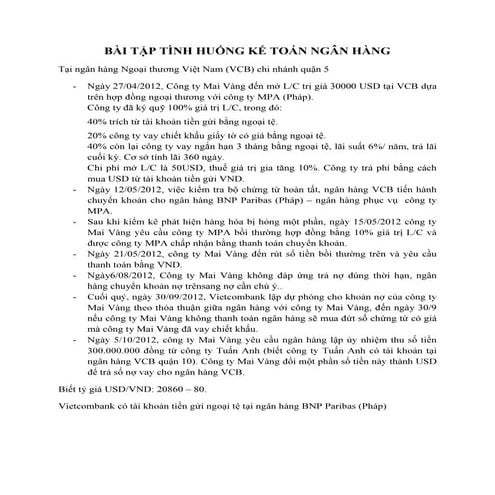 Bt tinh huong ktnh (1) | PDF