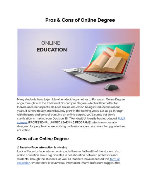 What is The Role of Students in Online Courses? | PDF