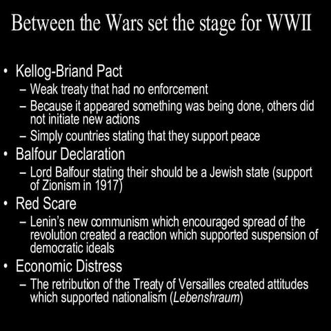 Between the Wars & WWII | PPT | Death, Injury, or Military Conflict ...