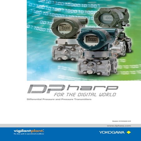 Yokogawa DPharp Differential Pressure and Pressure Transmitters | PDF