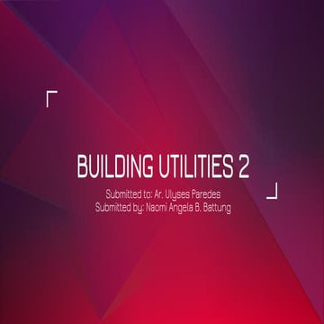 Building Utilities 2 | PPTX