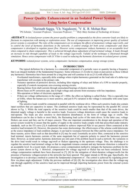 Objectives of shunt compensation | PPTX