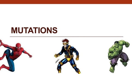 BU5.4 DNA (Gene) Mutations | PPT