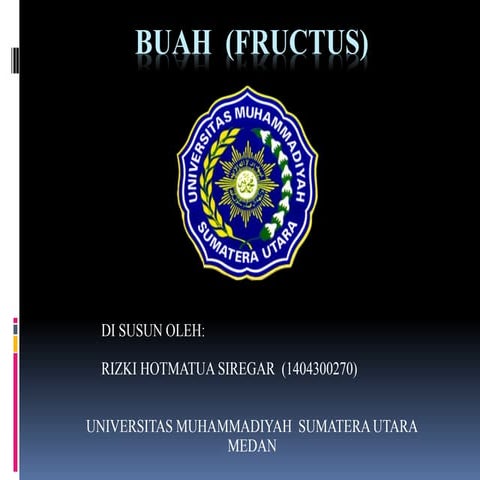 Buah (fructus) | PPTX