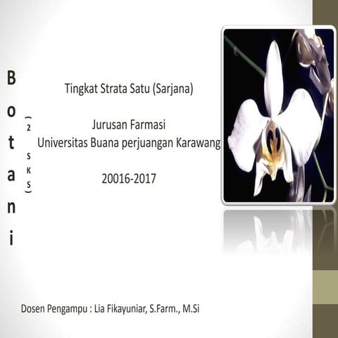 Laporan praktikum 7 rumus bunga dan diagram bunga (morfologi tumbuhan ...