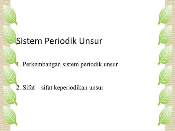 Tabel unsur periodik | DOCX