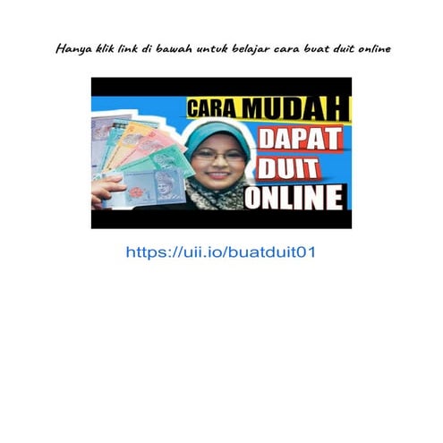 Buat duit online | PDF