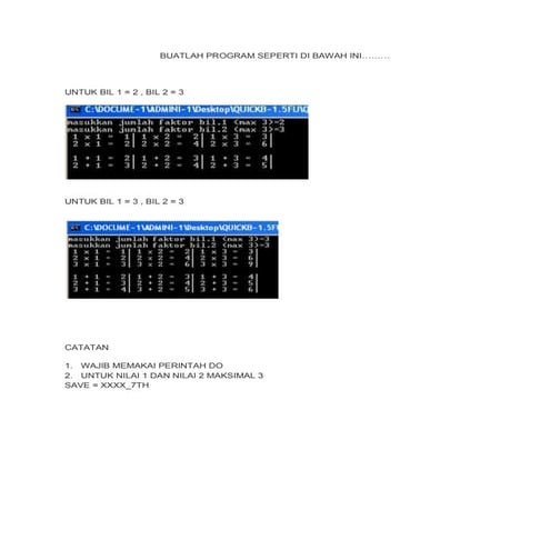 Contoh Soal Do loop | DOCX