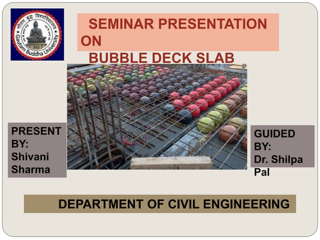 Bubble deck concrete | PPTX | Civil Engineering Industry | Industries