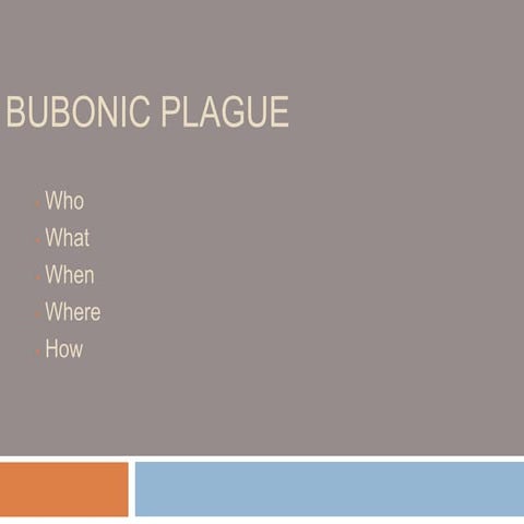 Bubonic Plague | PPT