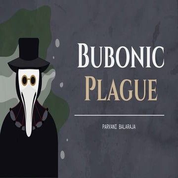 Bubonic Plague Presentation with Unique Template | PDF