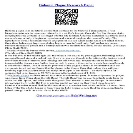 Bubonic Plague Presentation with Unique Template | PDF