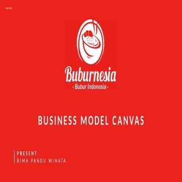 Buburnesia Business Model Canvas.kkkkkpptx | PPTX