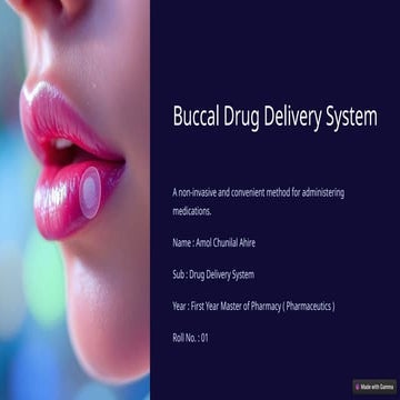 Buccal-Drug-Delivery-System.pptxbhhhhhhhhh | PPT