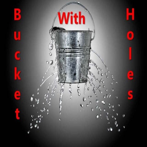 Bucket with Holes | PPTX