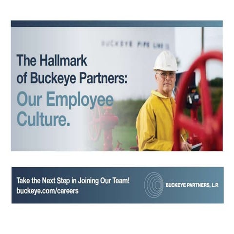 Buckeye partners culture brochure | PPTX