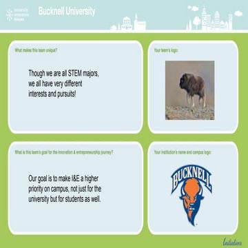 Bucknell University Landscape Canvas 2015 | PPTX