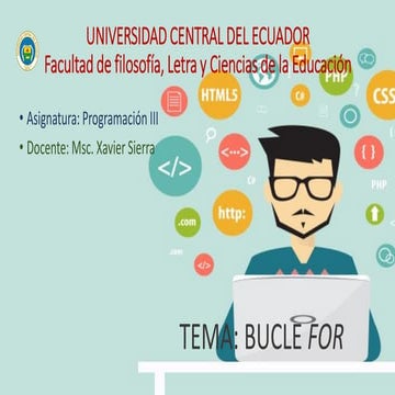 Bucle for | PDF