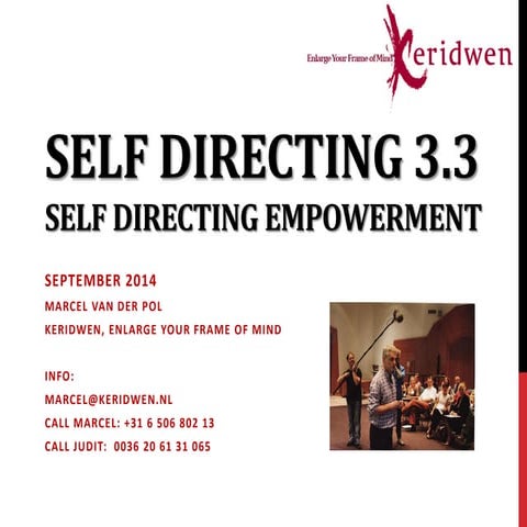 Self Directing Empowerment 3.3 in Budapest | PPT