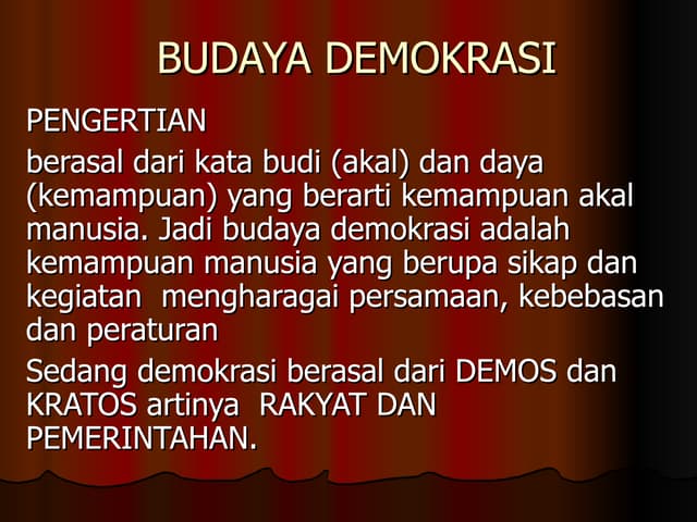 Ppt Demokrasi Indonesia | PPTX