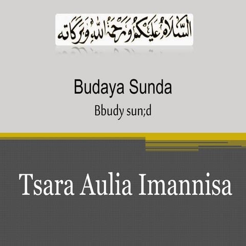 Budaya sunda | PPTX