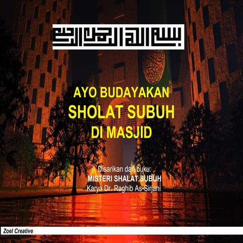 Budayakan sholat subuh di_masjid | PPS