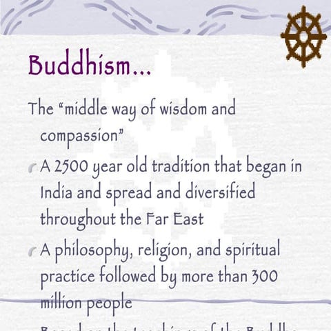 Buddhism | PPTX