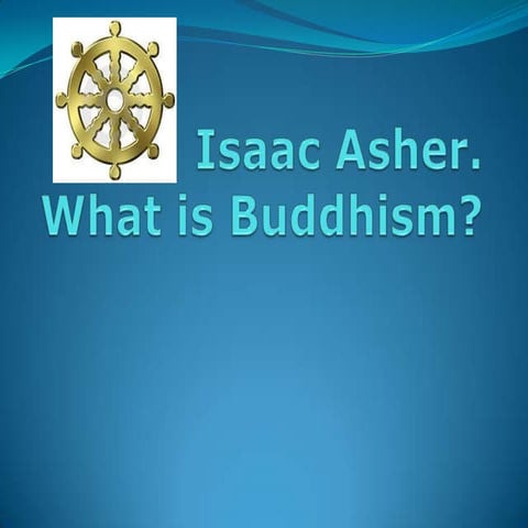 Buddha - A Vivid Human Personality | PPTX
