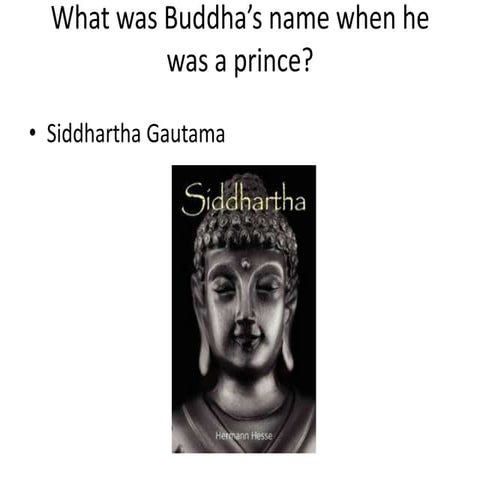 Buddhism trivia | PPTX