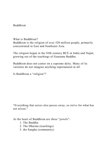 Buddhism | PPT