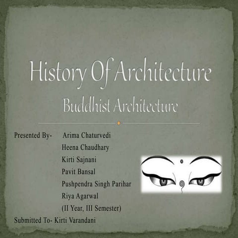 Buddhist Architecture | PDF