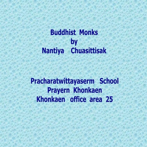 Buddhist monks | PPT