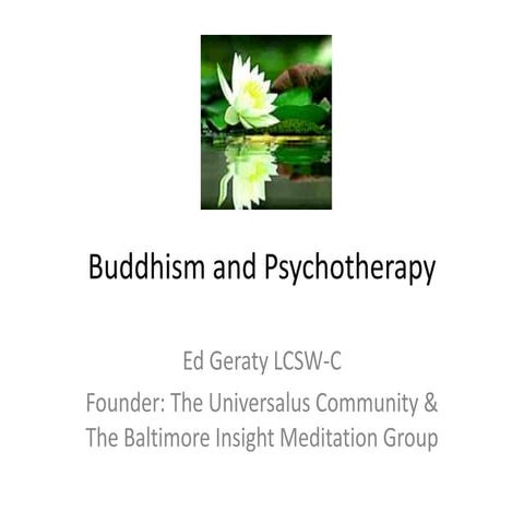 Buddhism and psychotherapy | PPTX