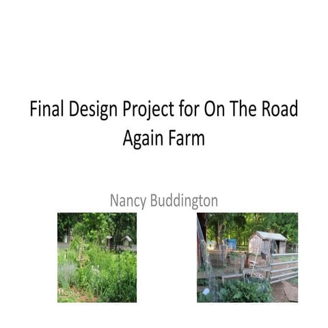 Buddington final-project | PPTX | Agriculture | Industries
